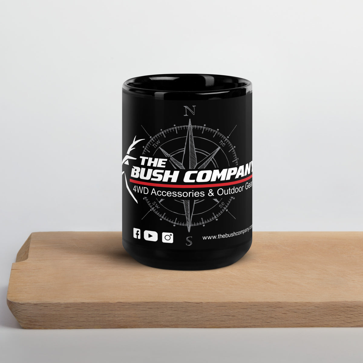 Black Ceramic Mug | Microwave & Dishwasher Safe | Bush Company AU – The ...